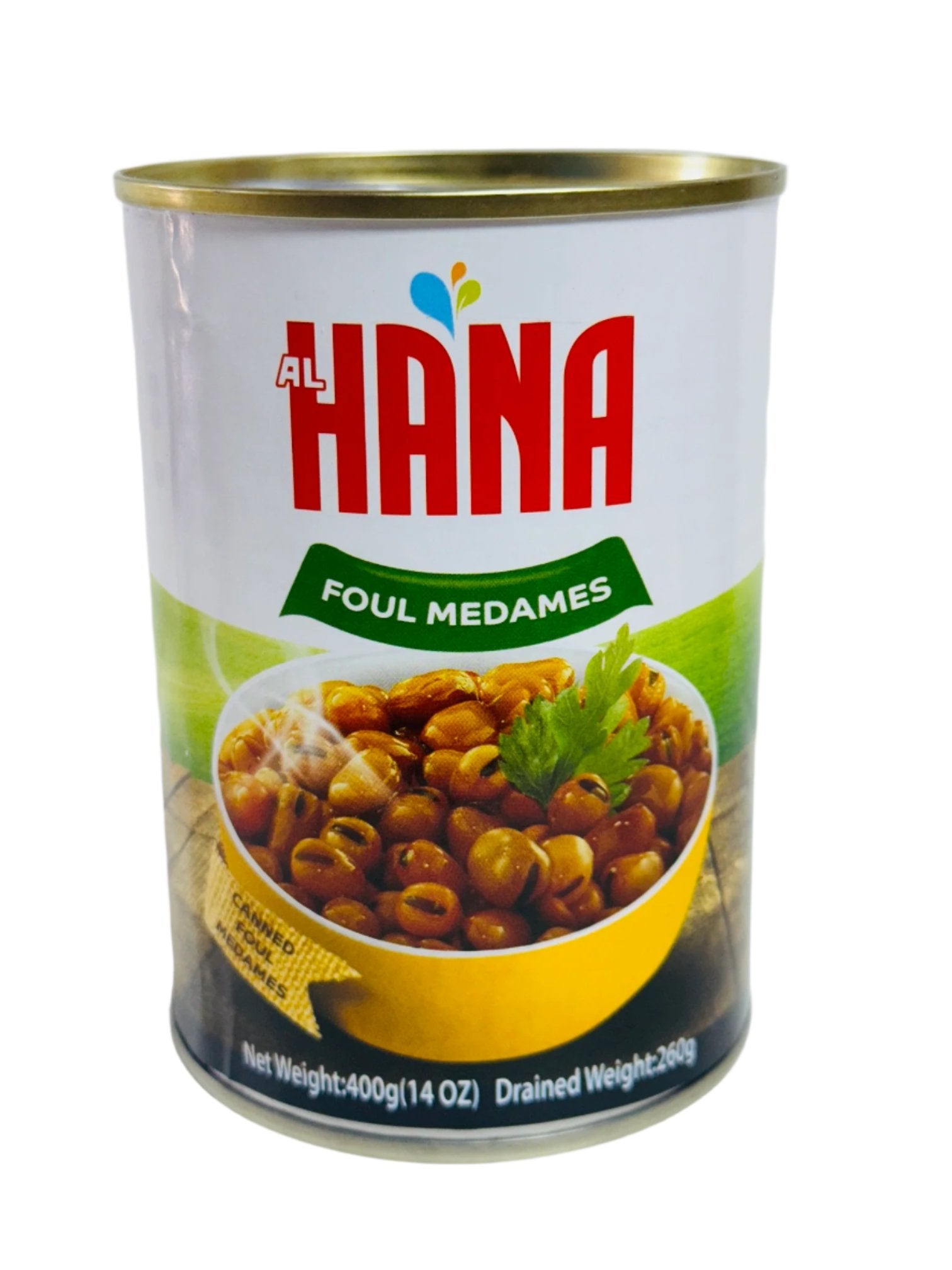Al Hana Foul Medames 14 oz (400g) – Canned Fava Beans – Ready to Eat M ...