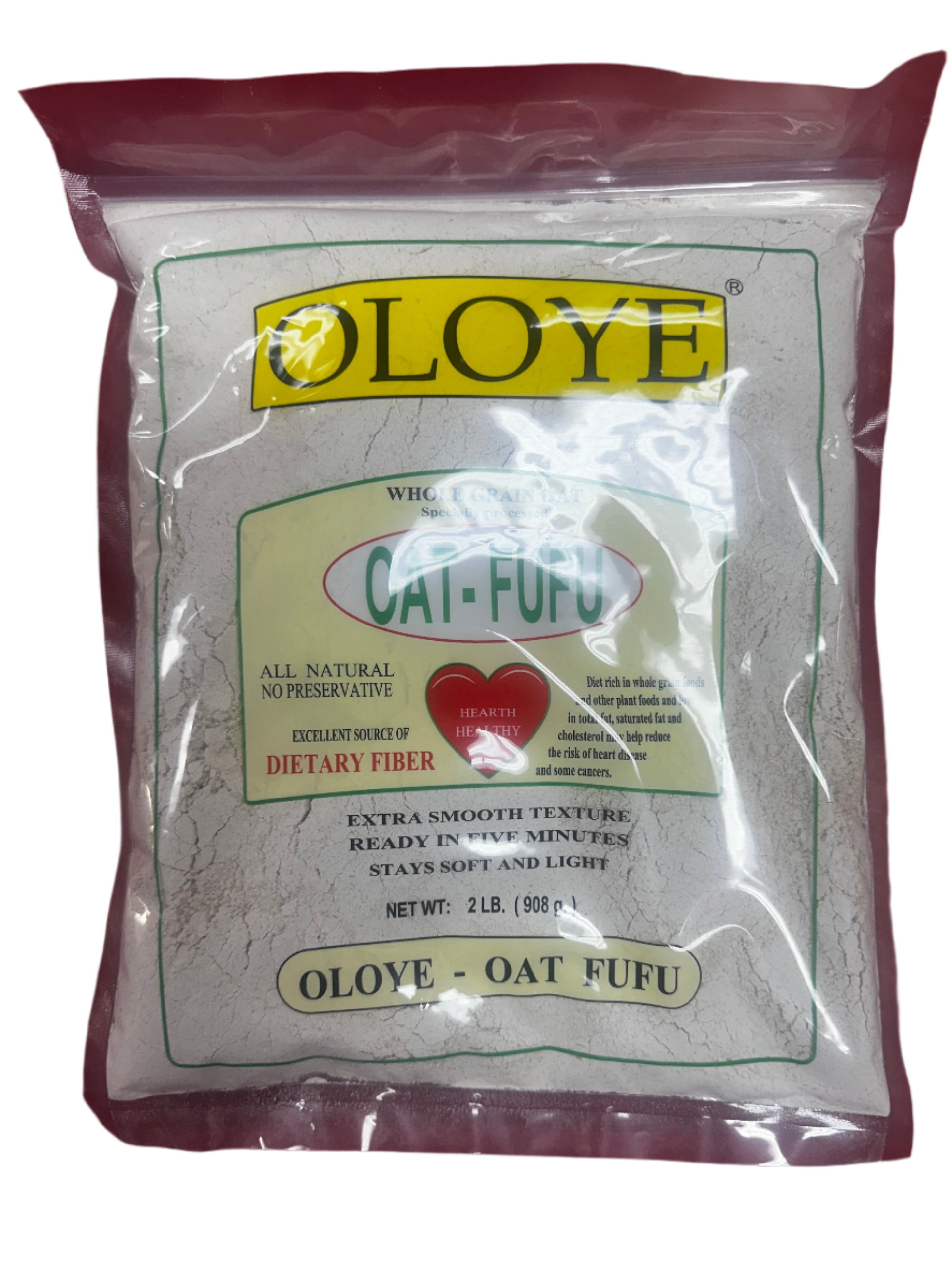 Oloye Oat Fufu – Whole Grain, High-Fiber African Fufu Flour - 2lb ...