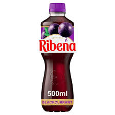 Ribena Blackcurrant Fruit Drink 500ml Bottle – Original British Blackc ...